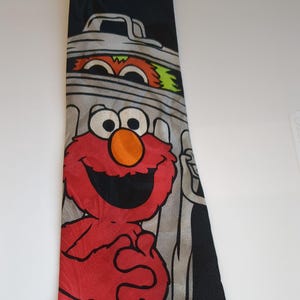 Elmo Oscar the Grouch Sesame Street Tie Men's Ties Neckties - Etsy