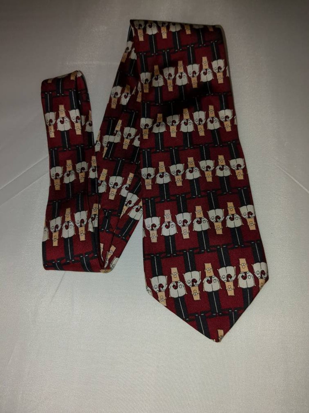 Dilbert Men's Tie Cartoon Comic Silk Necktie Tech Support - Etsy