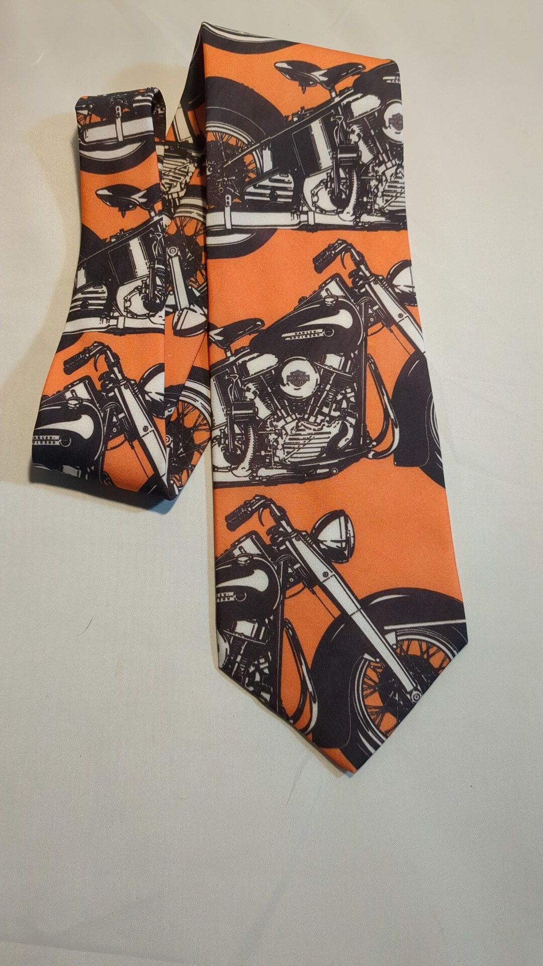 Motorcycle 'harley Colors' Ralph Marlin Tie Men's Ties Neckties - Etsy