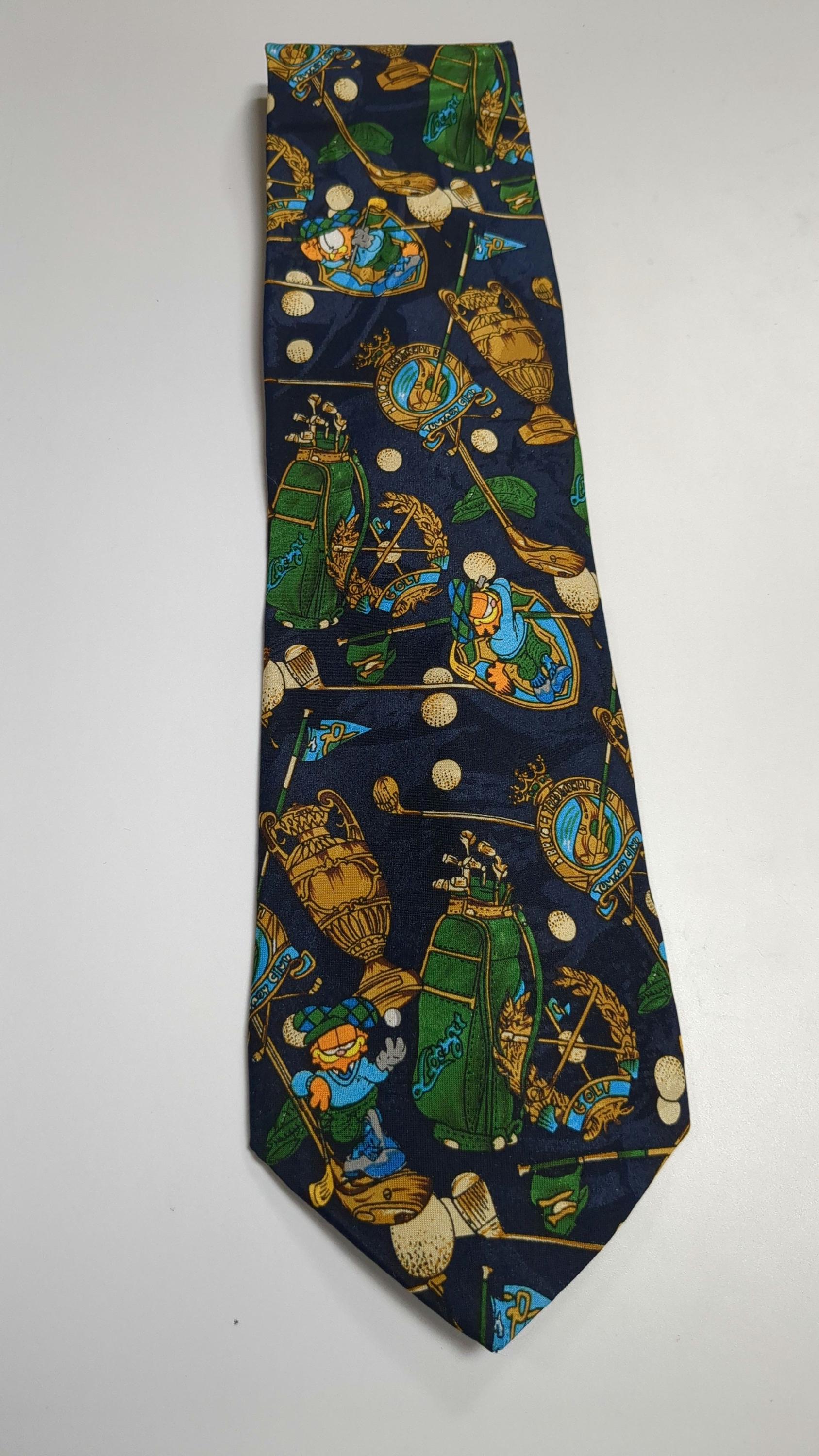 Garfield Golfing Addiction Tie Men's Ties Neckties - Etsy