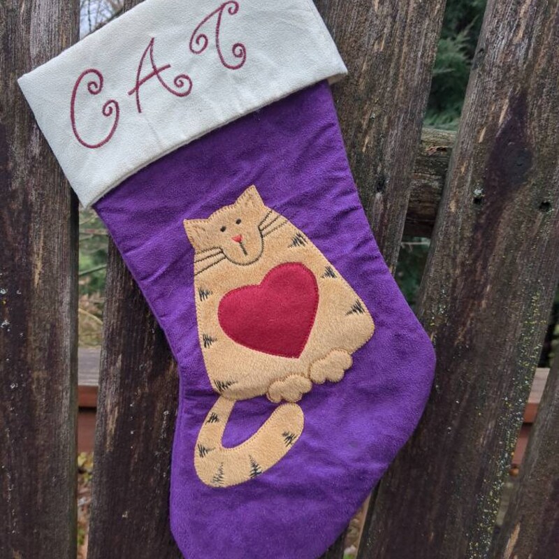 Cat Stocking - Etsy