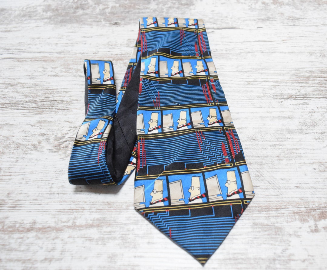 Dilbert Men's Tie Cartoon Comic Silk Necktie - Etsy