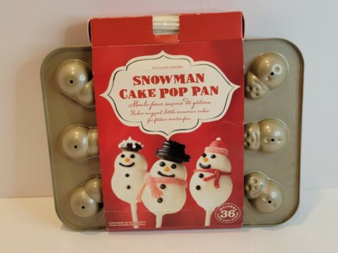 Snowman Cake Pan Christmas 3D Standing Mold USA Williams Sonoma by ...