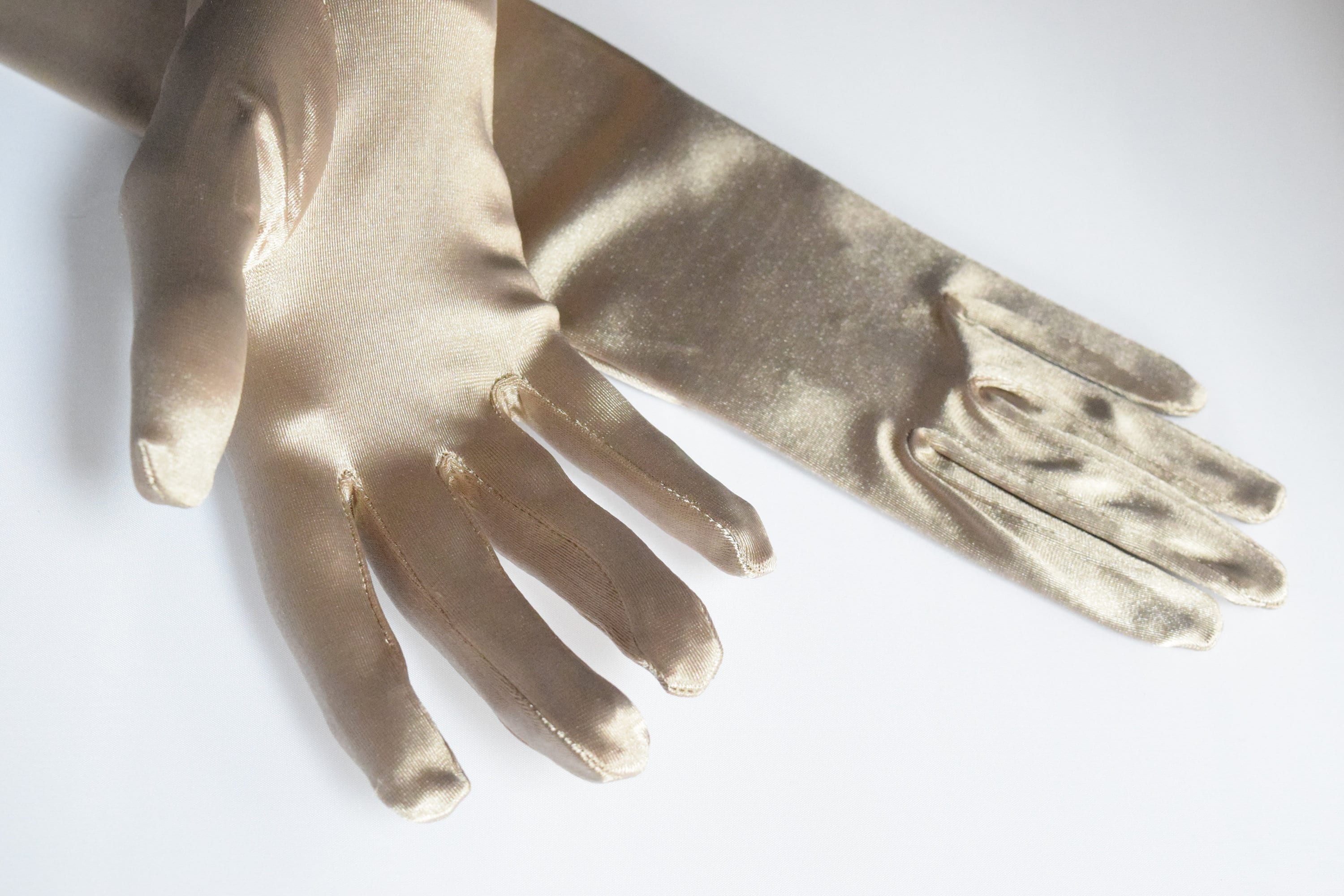 Taupe High Luster Stretch Satin Gloves Opera Length to Wrist 22 18 15 and 9 Ladies Gloves Prom Wedding Gloves Formal Occasions Pageants Etsy UK