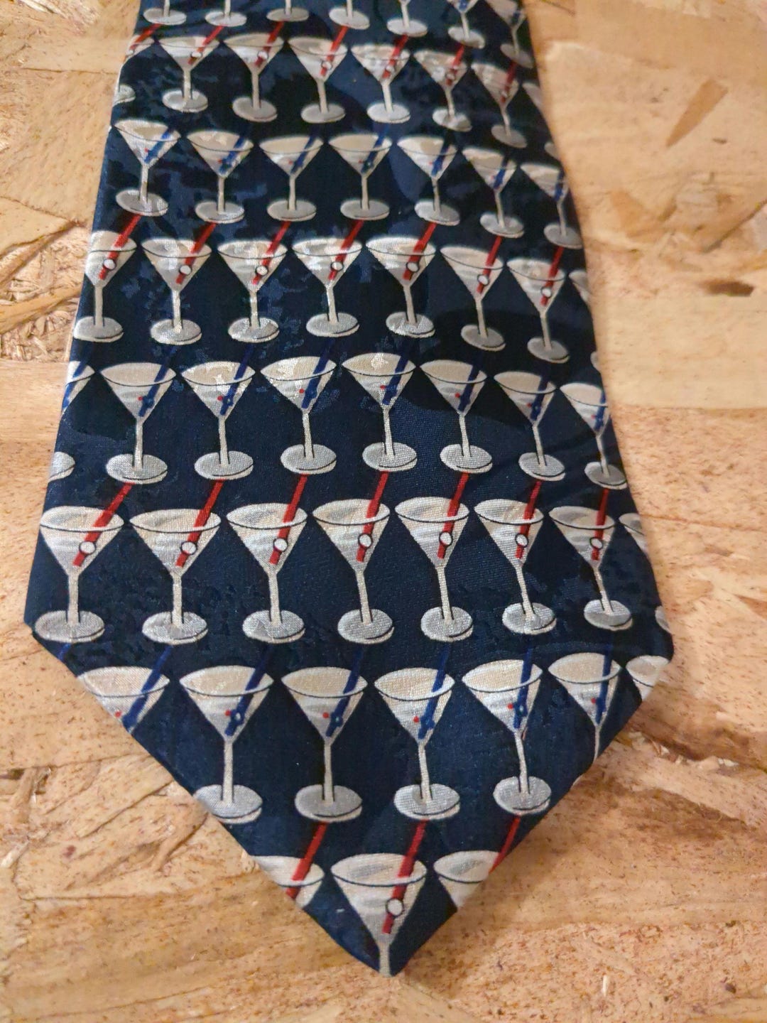 Martini Happy Hour Bar Bartender Cocktail Party Men's Ties Neckties ...