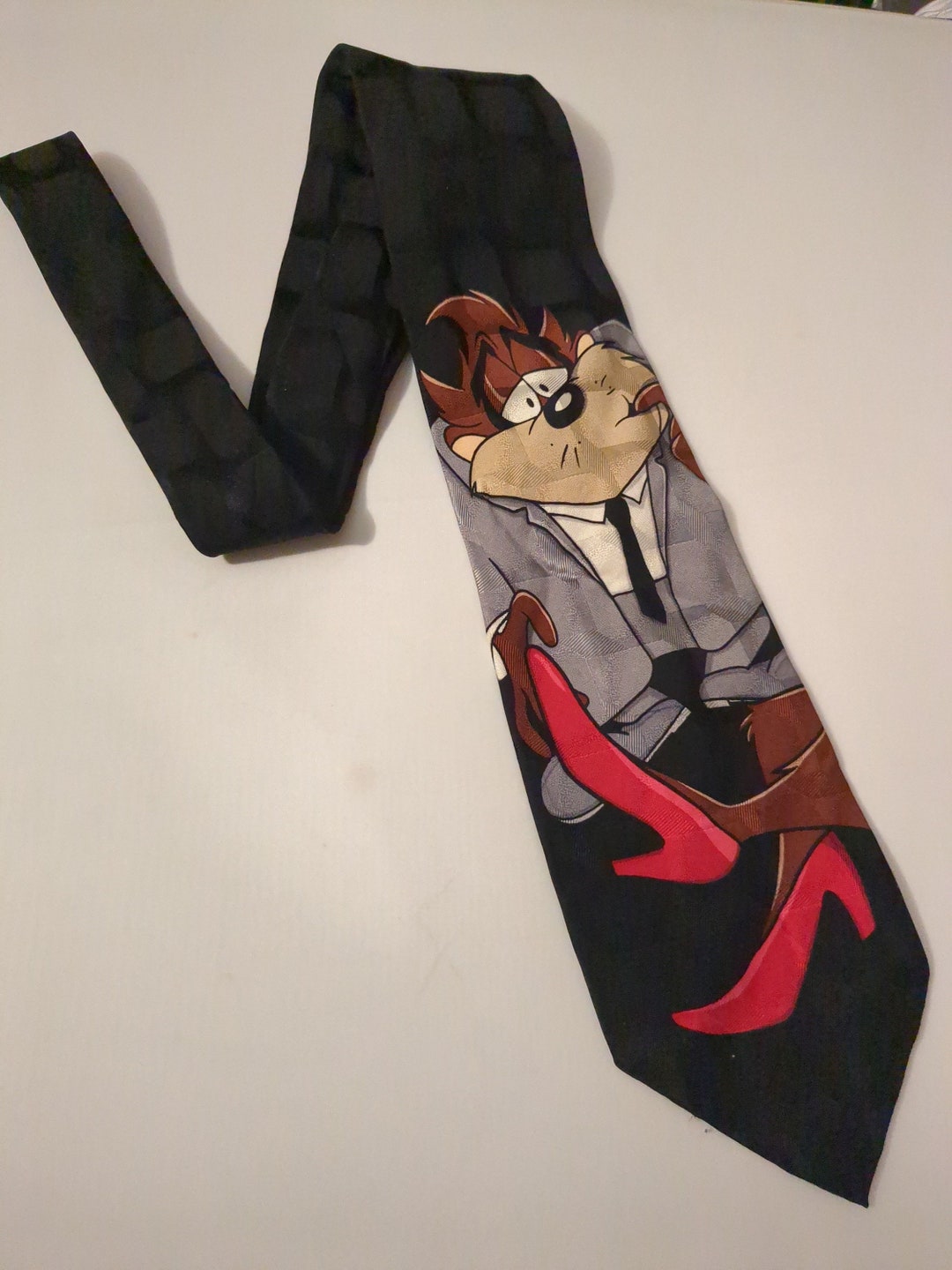Taz Necktie Shoe Salesman Looney Tunes Vintage 1996 Tie Features ...