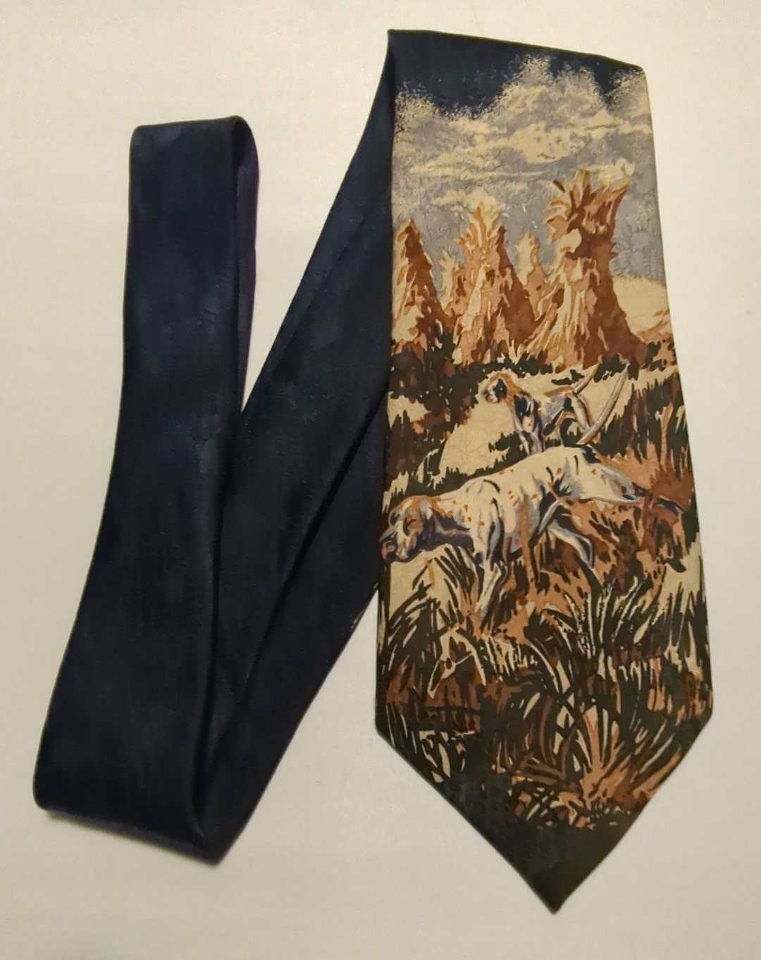 Dogs Helping With the Hunt Flushing Out the Game Pictured on This ...