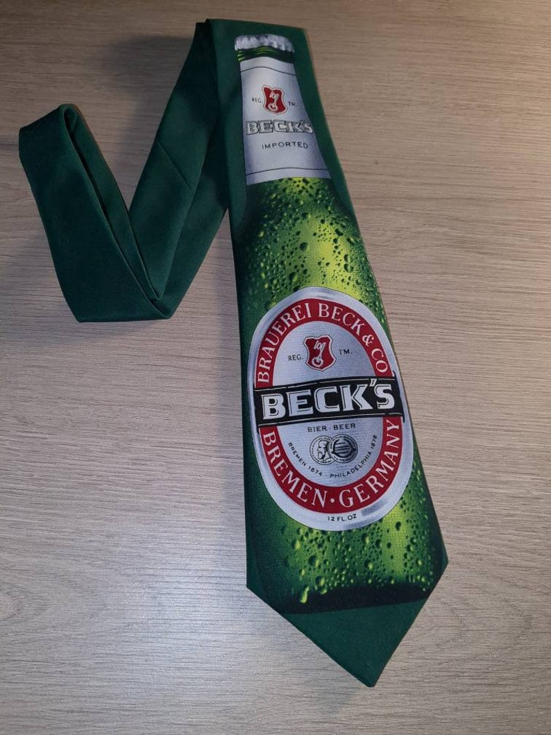 Beck's Beer Fan Necktie Brauerei Beck & Co. Bier Beer - Etsy