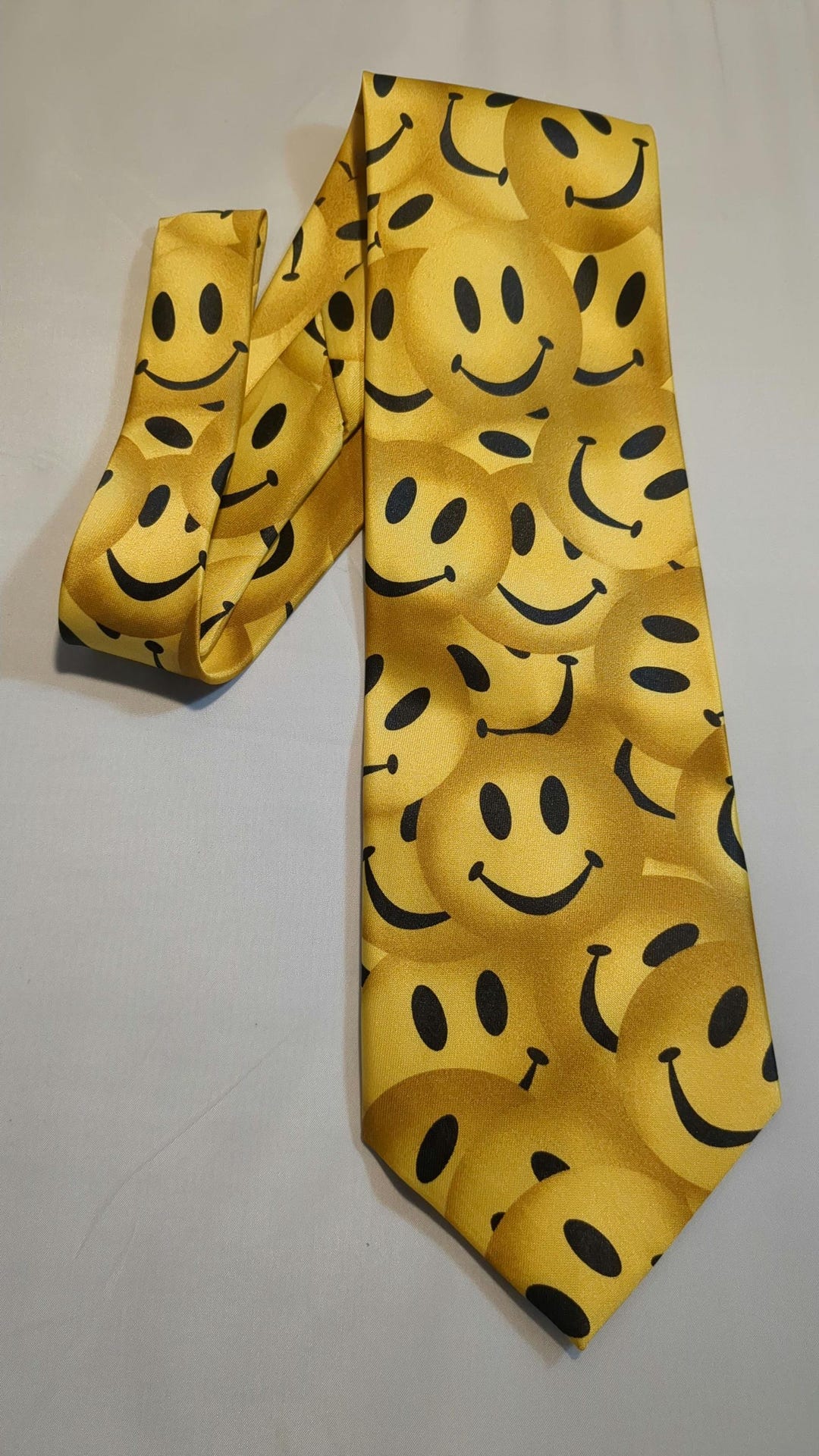 Smile Emoji 'just Smiley' Ralph Marlin Tie Men's Ties Neckties - Etsy
