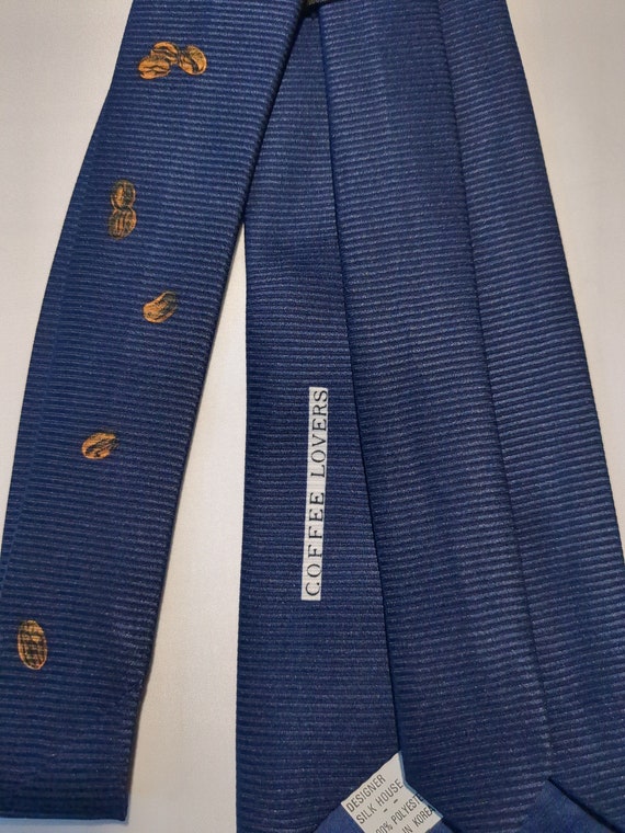Coffee Lovers Necktie Espresso Cappuccino or Just Pla… - Gem