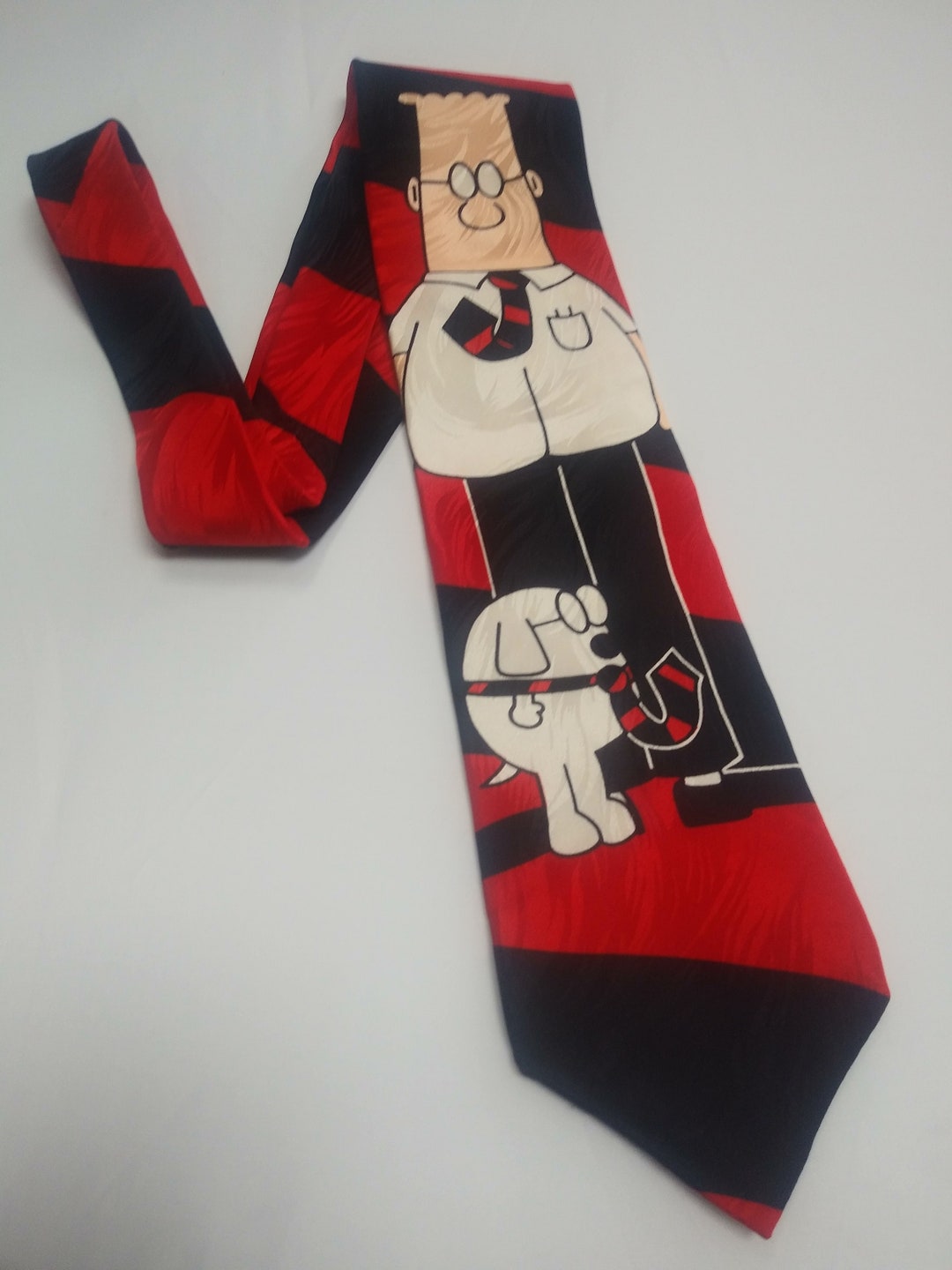 Dilbert Men's Tie Cartoon Comic Silk Necktie - Etsy