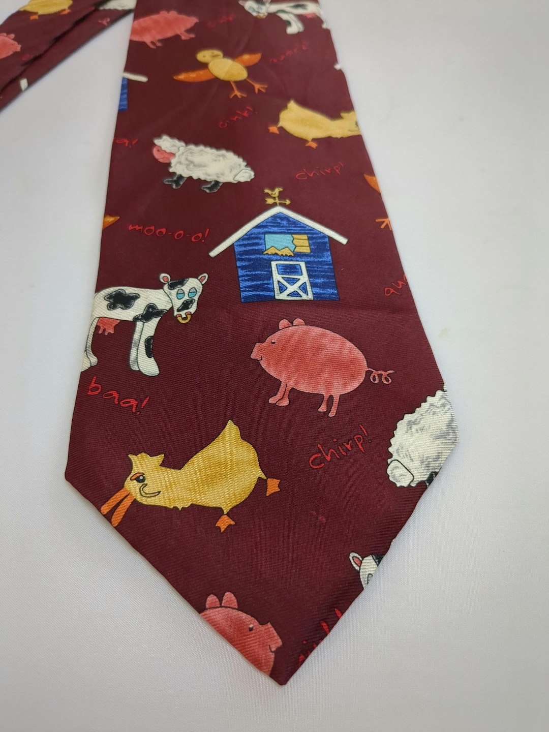 Save the Children Farm Animals Barn Men's Ties Neckties - Etsy