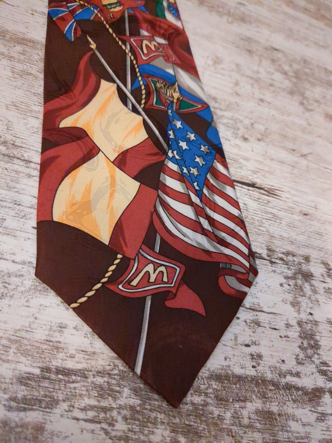 Mcdonald's Necktie Design Mcdonalds Corp Tie Golden Arches - Etsy