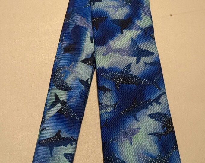 Shark Sharks Children Kid Ocean Animal Spotted Whale Shark Men's Ties ...
