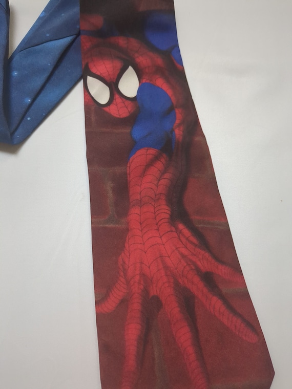 Spiderman Necktie 1995 Ralph Marlin Marvel Entertainm… - Gem