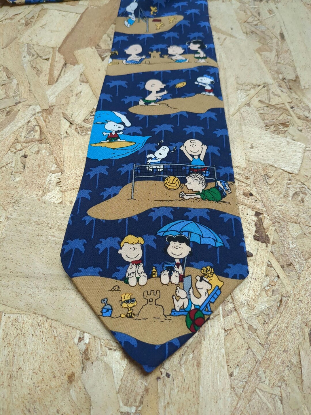 Peanuts Beach Fun 'fun in the Sun' Cartoon Men's Tie - Etsy