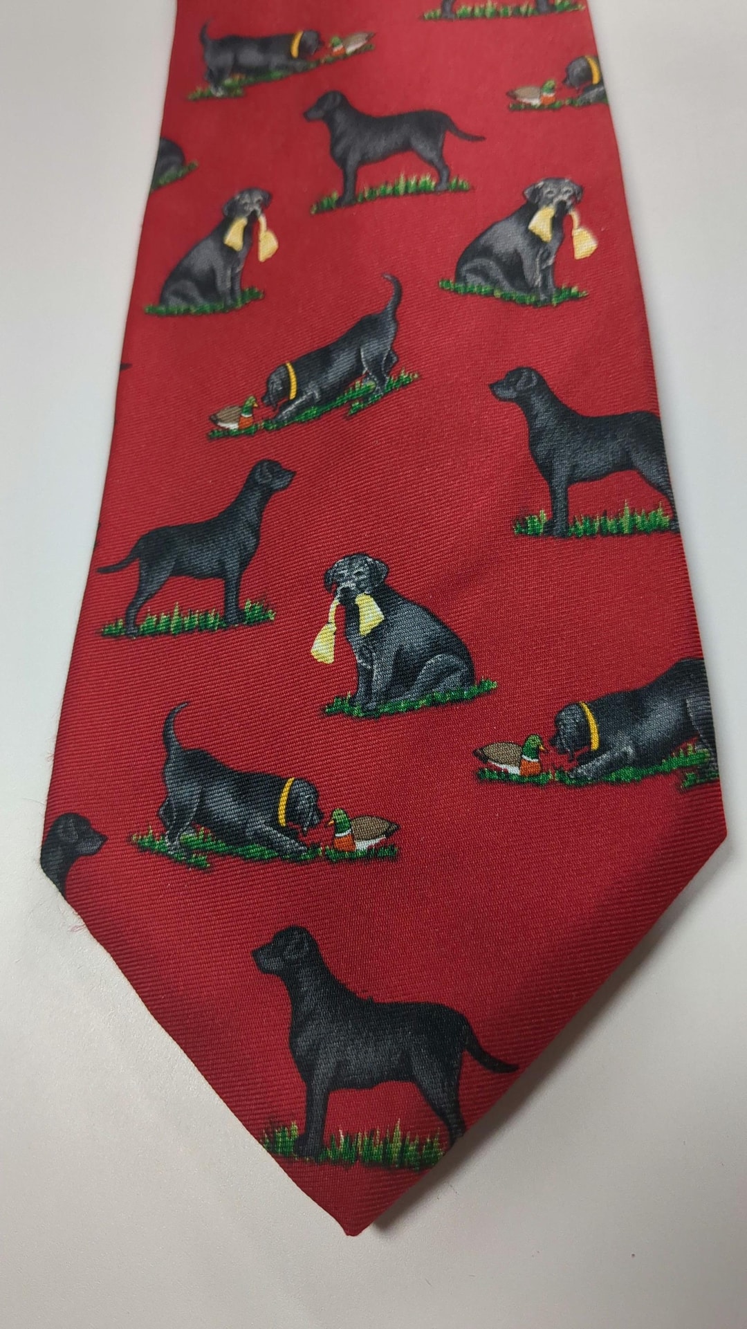 Black Labrador Retriever Alynn Neckwear Tie Men's Ties Neckties - Etsy