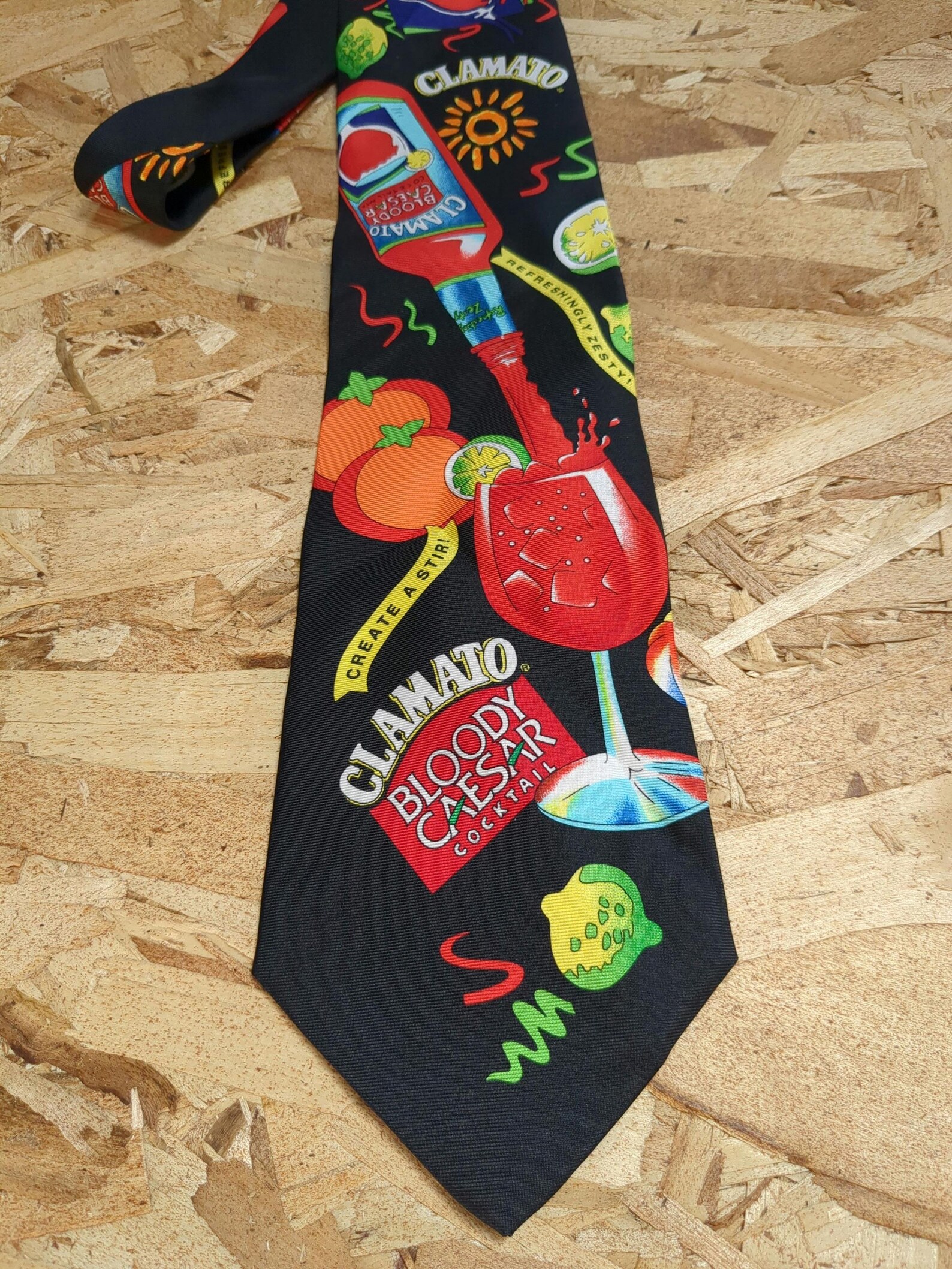 Clamato Bloody Mary Cocktail Bartender Tie Men's Ties Neckties - Etsy
