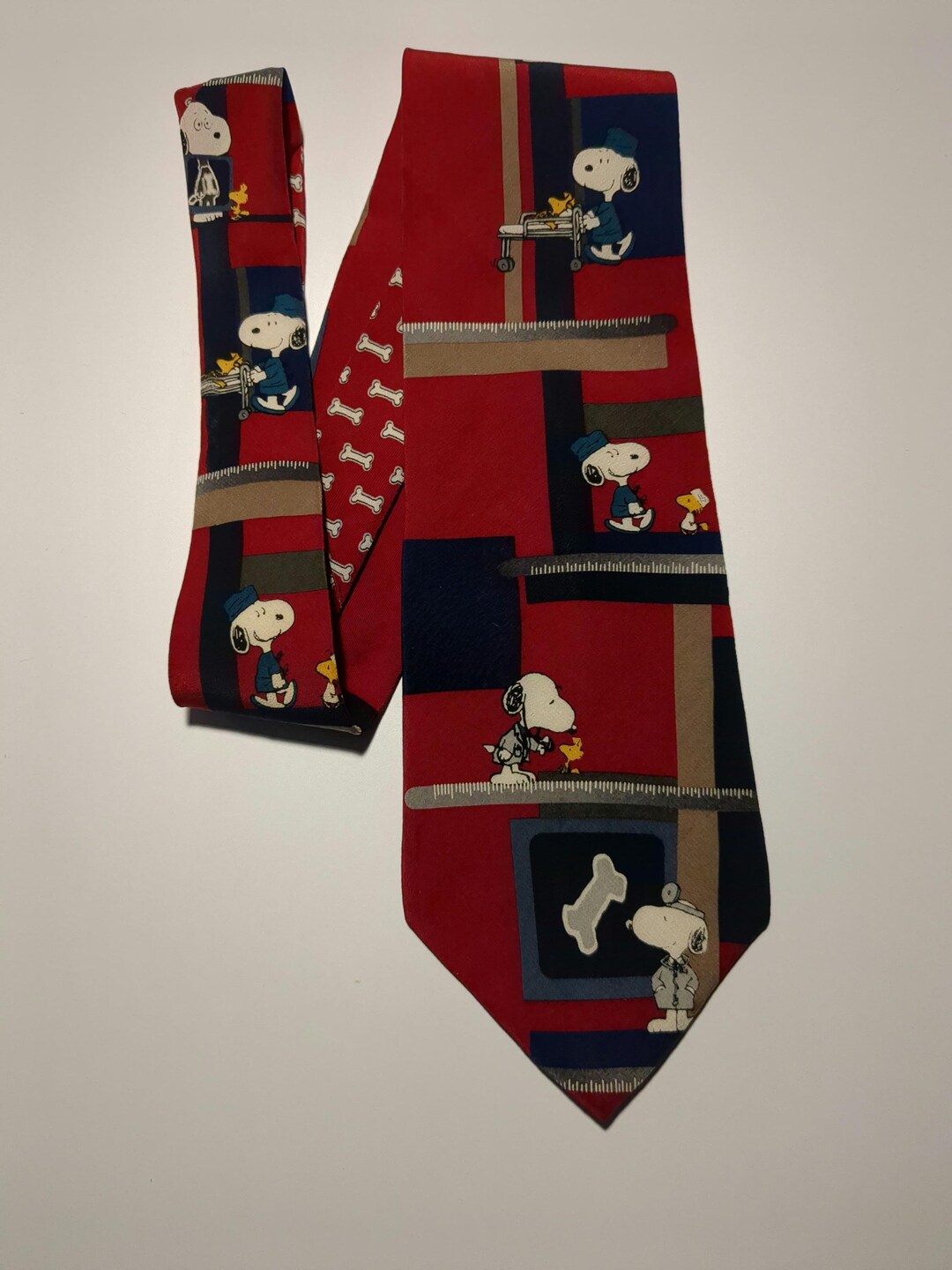 Snoopy as a Pediatrician Caring for Woodstock With the "dog Bone is ...