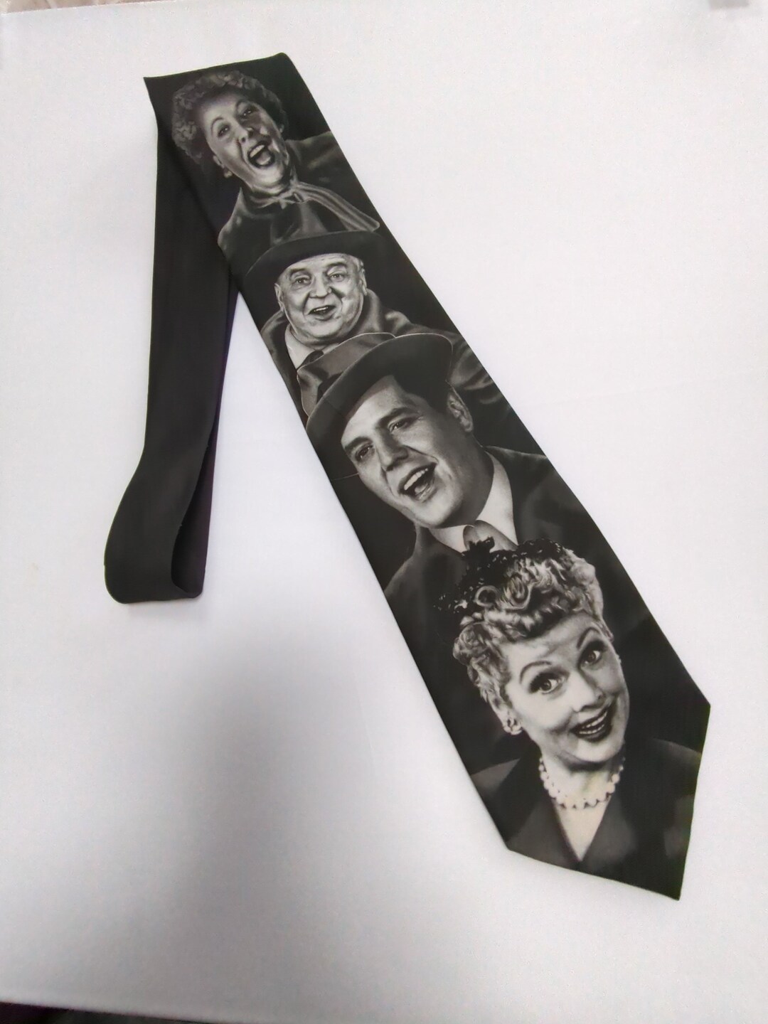 Lucy, Ricky, Fred and Ethel. "i Love Lucy" Necktie Made by Ralph Marlin ...