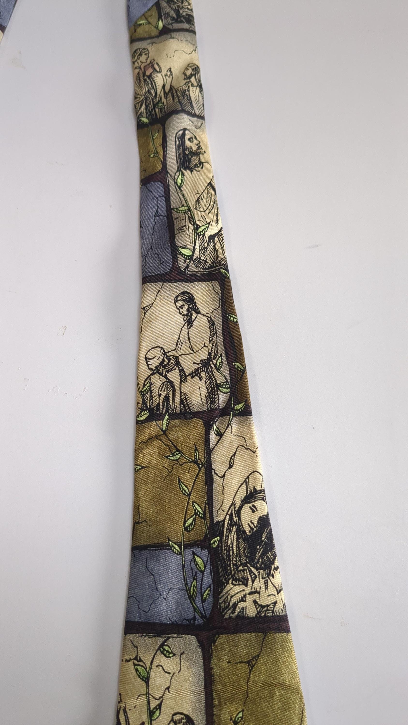 Points in the Life of Jesus Christ Necktie - Etsy