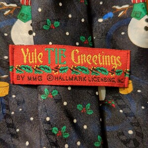 Snowmen in Windy Snowstorm Design Tie Novelty Necktie Men's Christmas ...