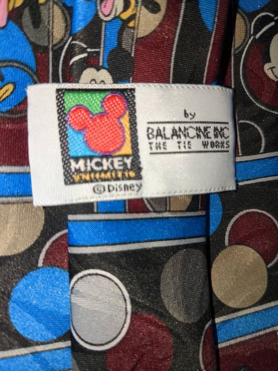Disney Character Necktie with Mickey Mouse Donald Duc… - Gem