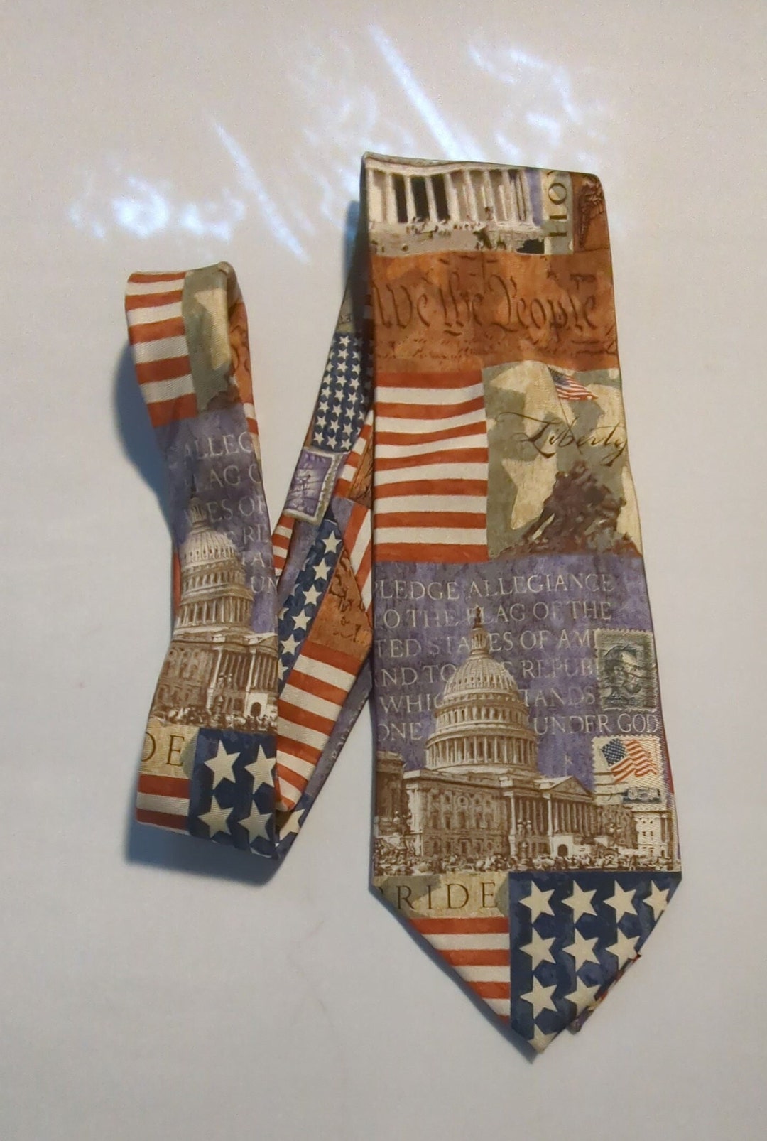 I Pledge Allegiance and We the People in God We Trust the US Mottos and ...