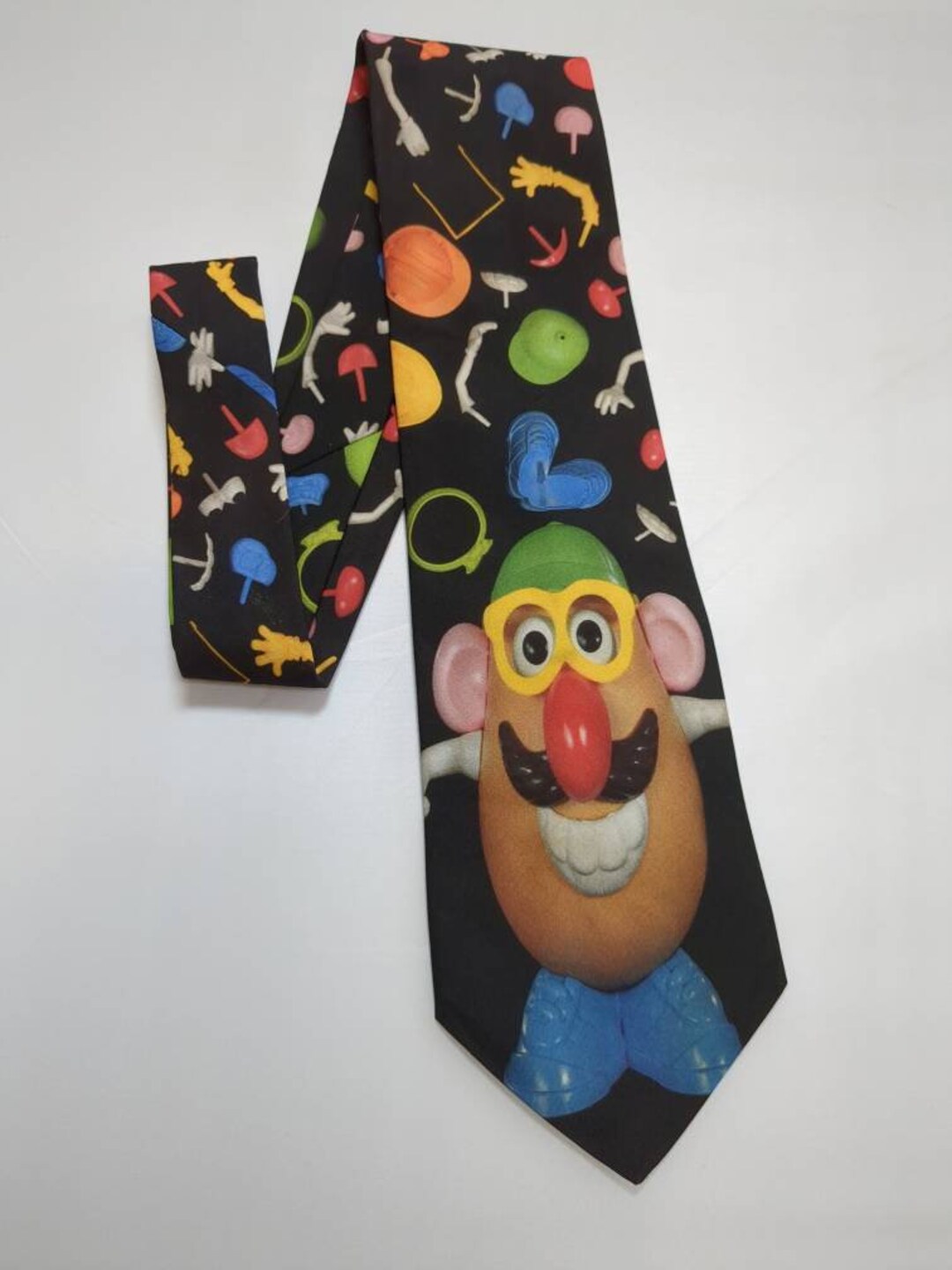 Mr Potato Head Mens Necktie Ralph Marlin 1996 Polyester - Etsy