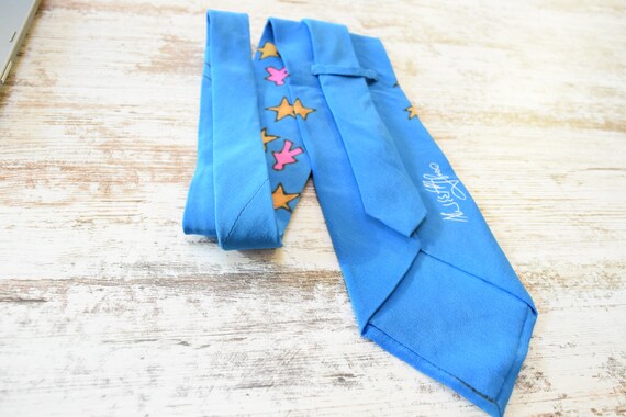 Absolut Vodka Design Signed Necktie All Silk Bright B… - Gem