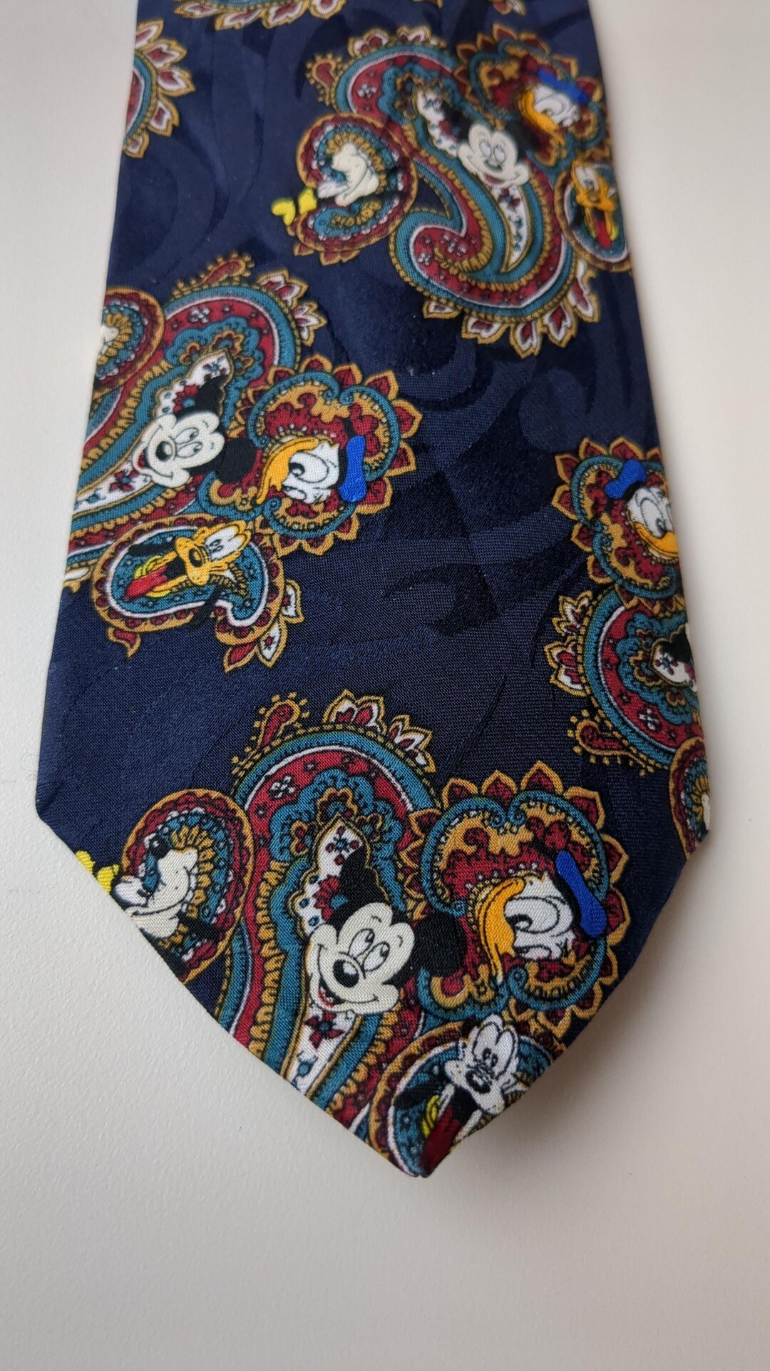 Disney Characters Mickey Donald Goofy Pluto Tie Men's Ties Neckties - Etsy