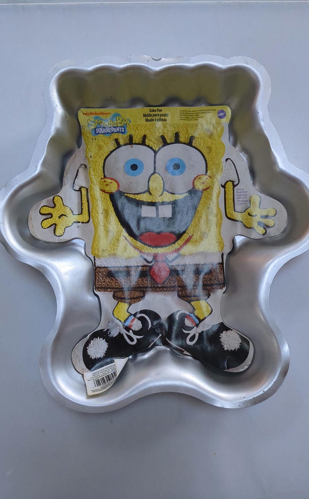 Wilton Spongebob Square Pants Cake Pan 2105-5135 Wilton 2010 Aluminum ...