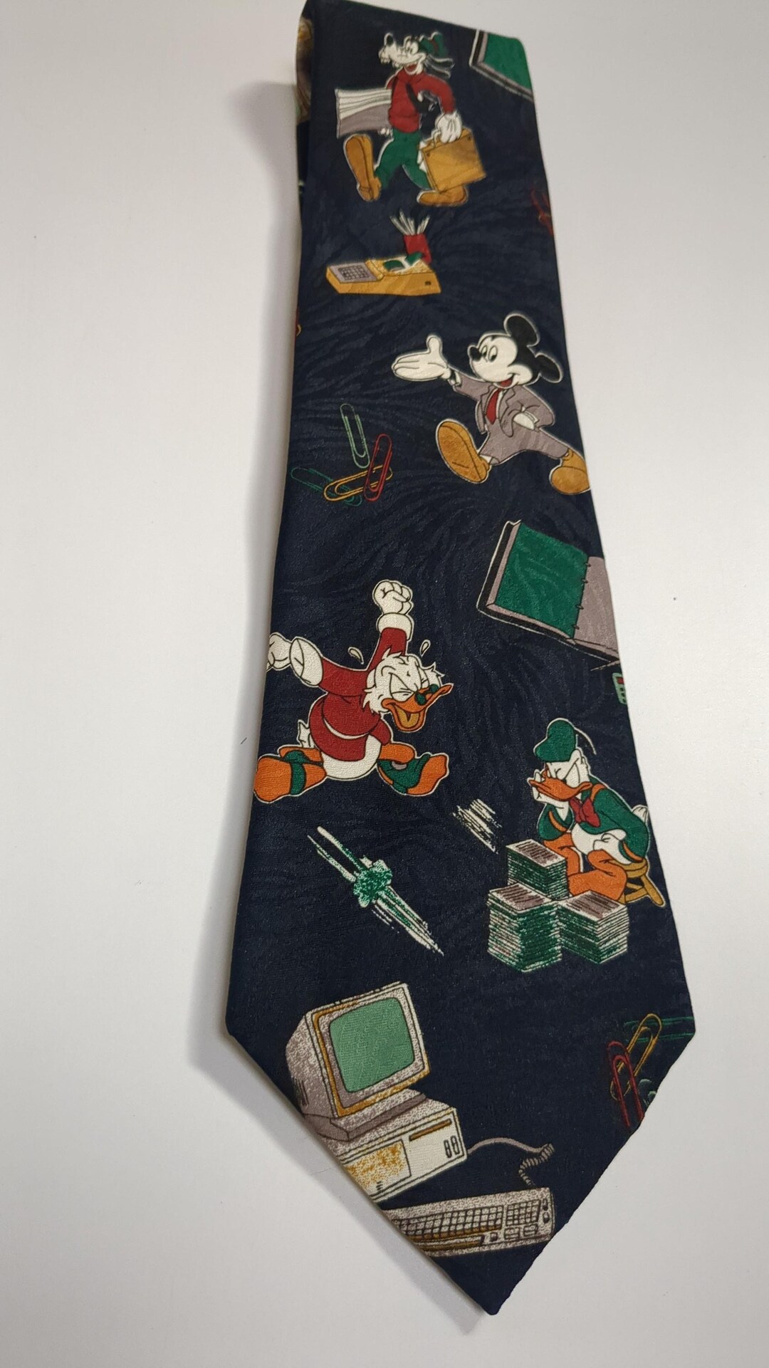 Disney Mickey Mouse Donald Duck Goofy Computer Men's Ties Neckties - Etsy