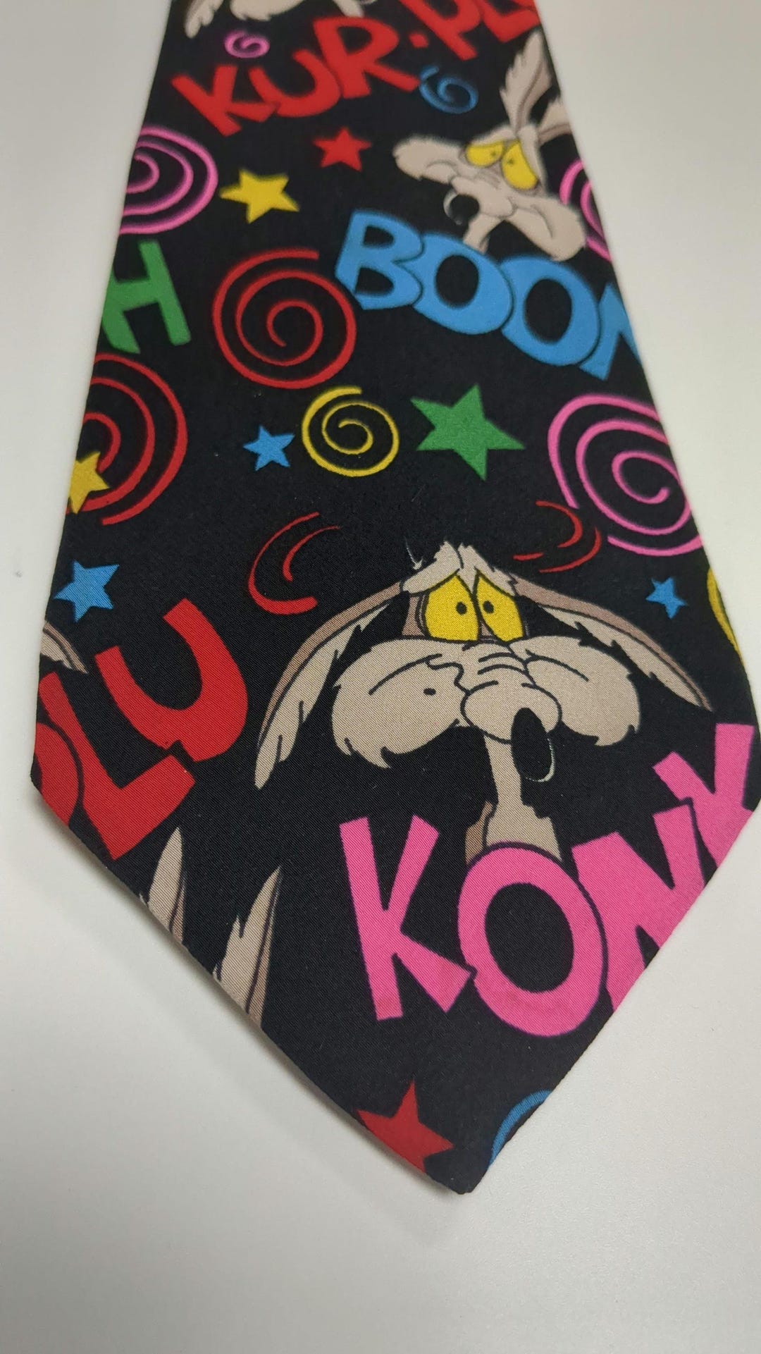 Looney Tunes Wile E Coyote Road Runner Injury Gag Sound Effects Men's ...