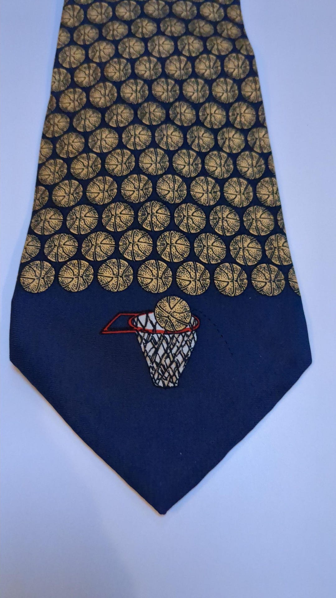 Basketball It's a Slam Dunk Barry Wells Tie Men's Ties Neckties - Etsy