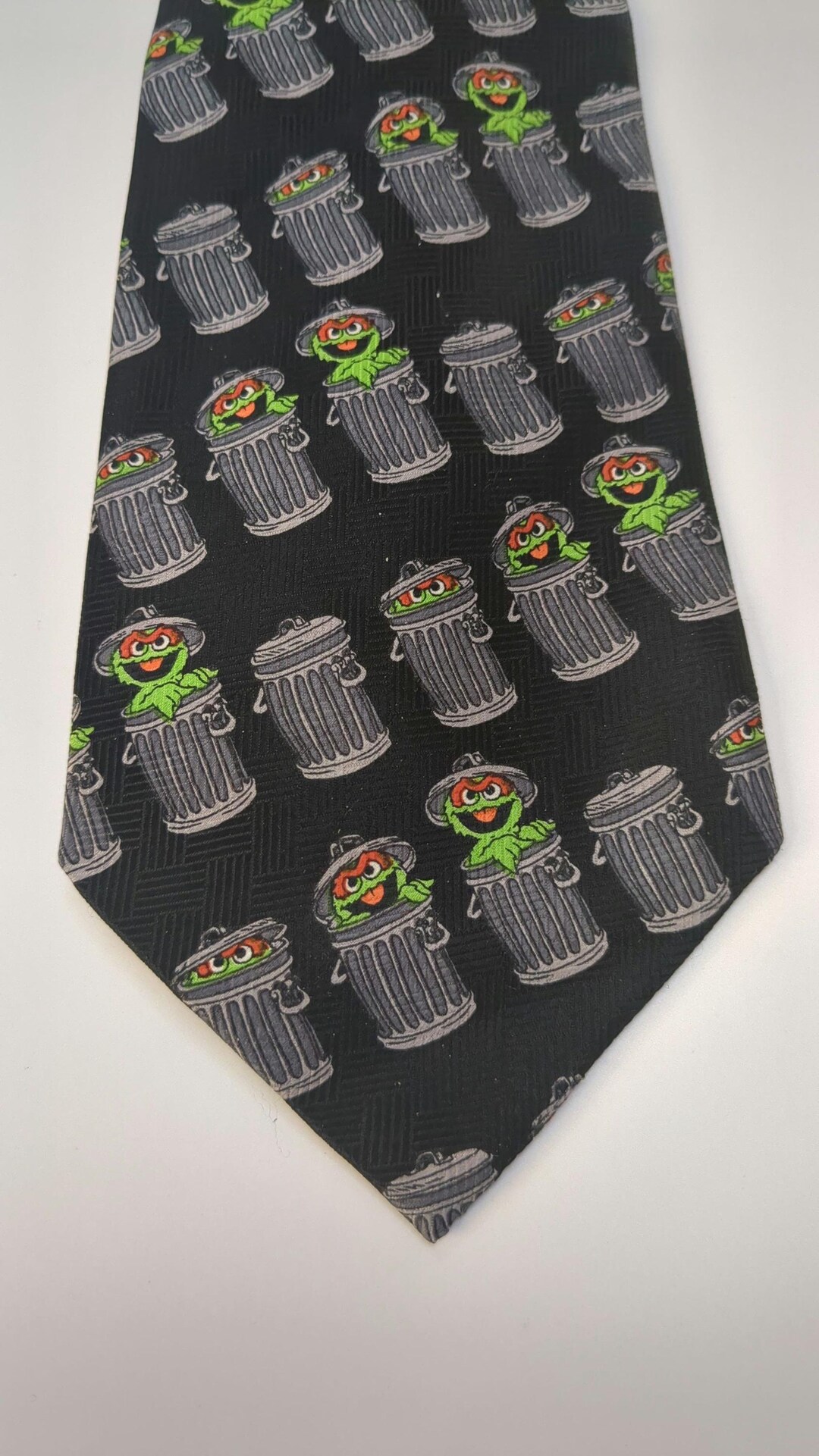 Oscar the Grouch Dr Seuss Necktie Sesame Street - Etsy