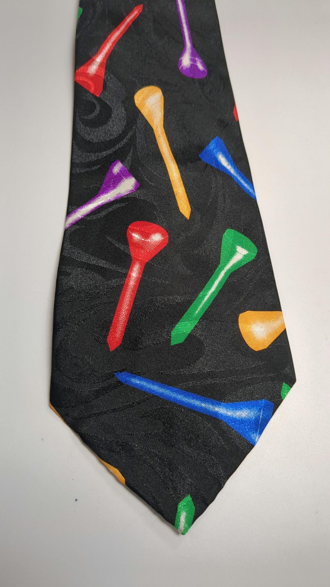 Golf Tee Colorful Steven Harris Tie Men's Ties Neckties - Etsy