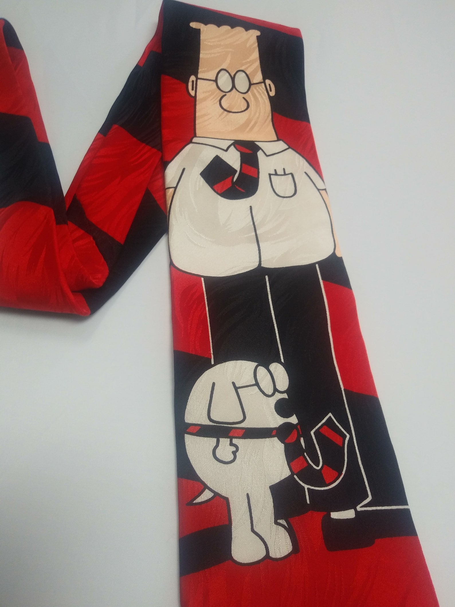 Dilbert Men's Tie Cartoon Comic Silk Necktie - Etsy