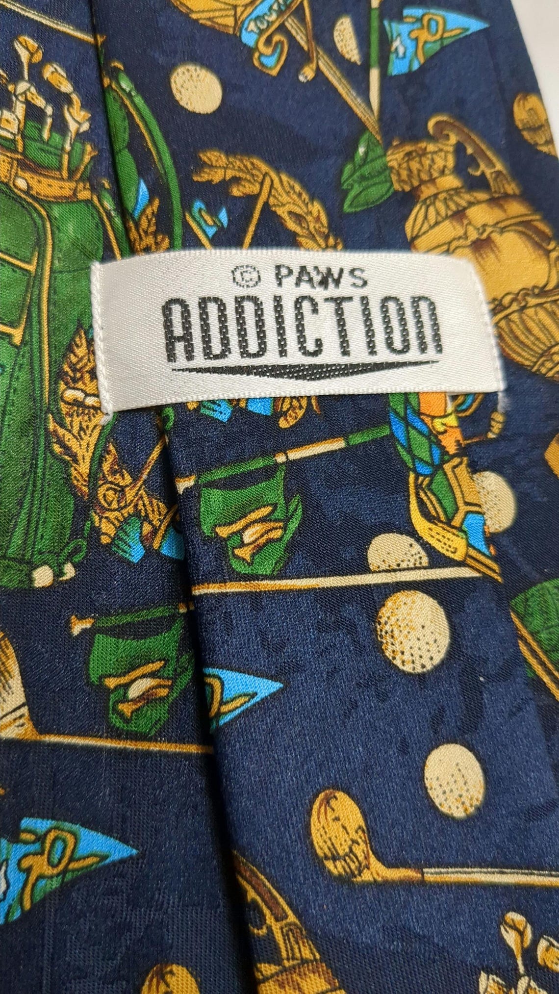 Garfield Golfing Addiction Tie Men's Ties Neckties - Etsy