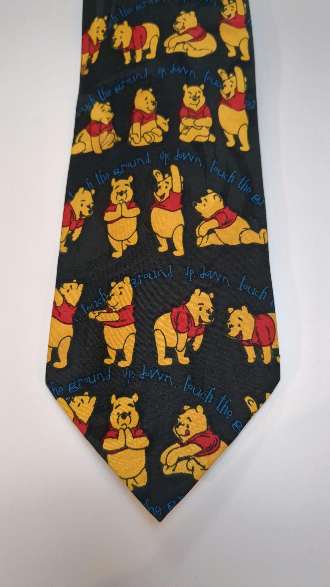 Winnie the Pooh Workout Yoga Exercise Men's Neckties - Etsy