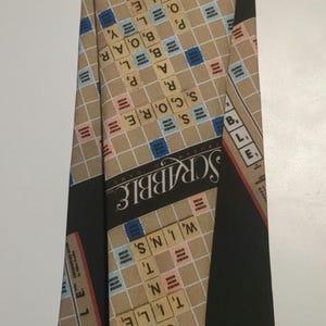 Scrabble Board and Tiles Alphabet Letters Men's Ties Neckties - Etsy
