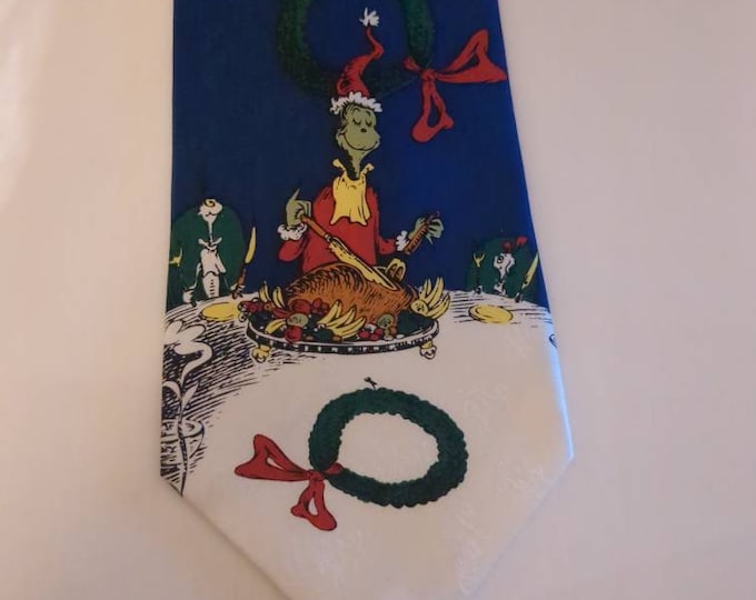 The Grinch Christmas Necktie by Dr. Seuss the Grinch That Stole ...