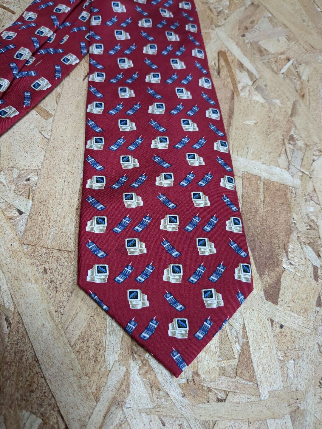 Tech Geek Computer Tie Cell Phone Business Tie Men's Ties Neckties - Etsy