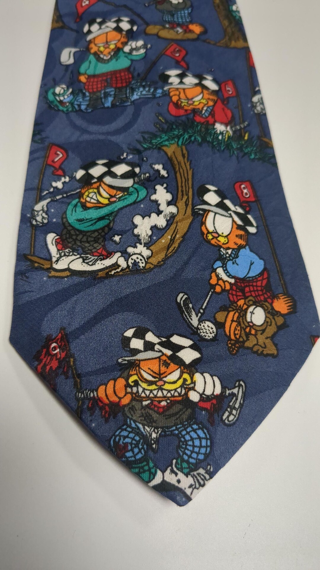 Garfield Golfing All 9 Holes Tie Men's Ties Neckties - Etsy
