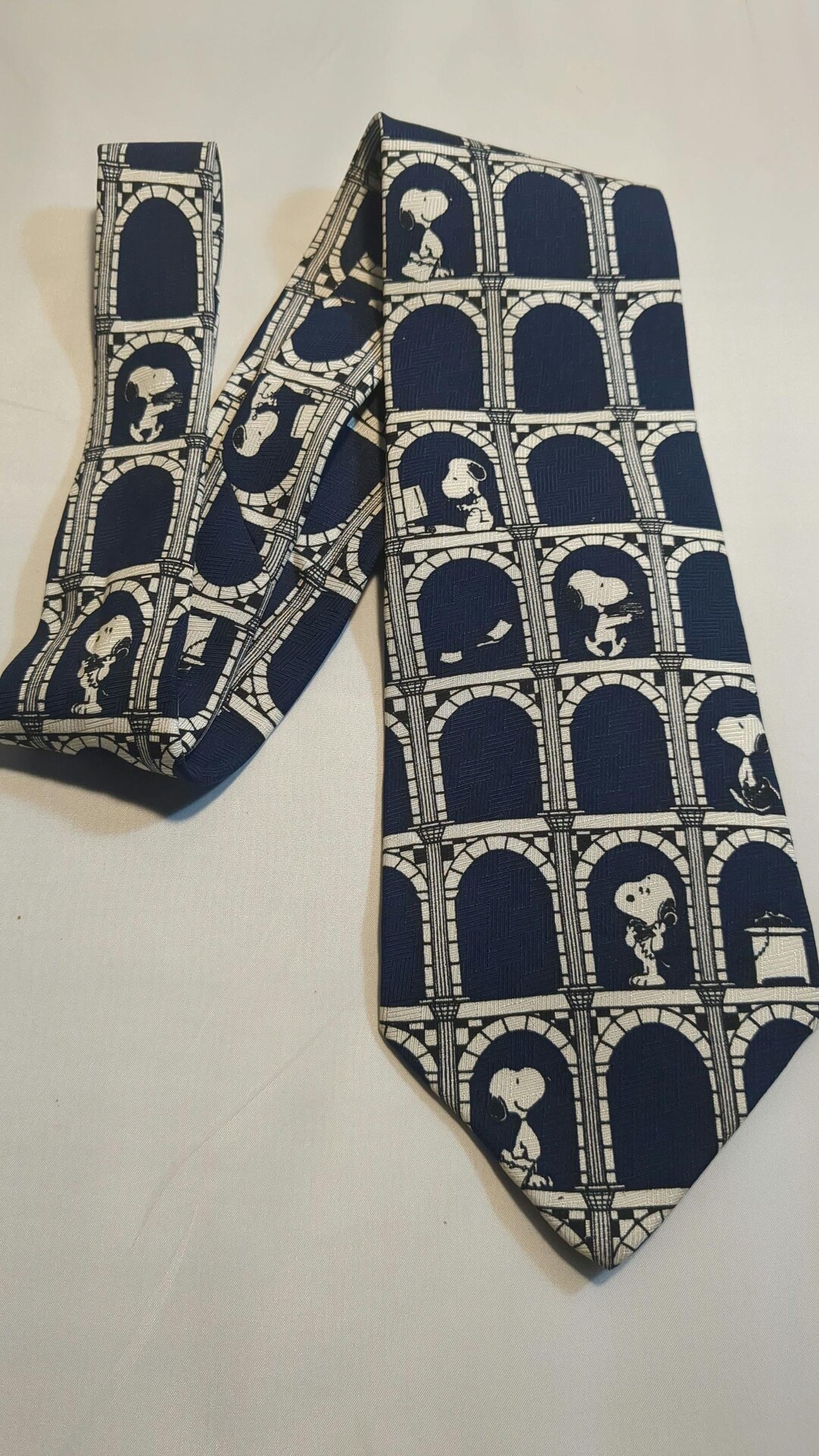 Snoopy Men's Tie Joe Success Charles Schulz Peanuts Silk Necktie - Etsy