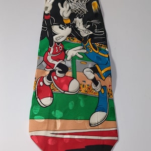 Disney Mickey Mouse Goofy Basketball Tie Men's Ties Neckties - Etsy