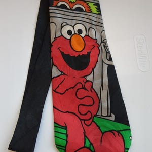 Elmo Oscar the Grouch Sesame Street Tie Men's Ties Neckties - Etsy