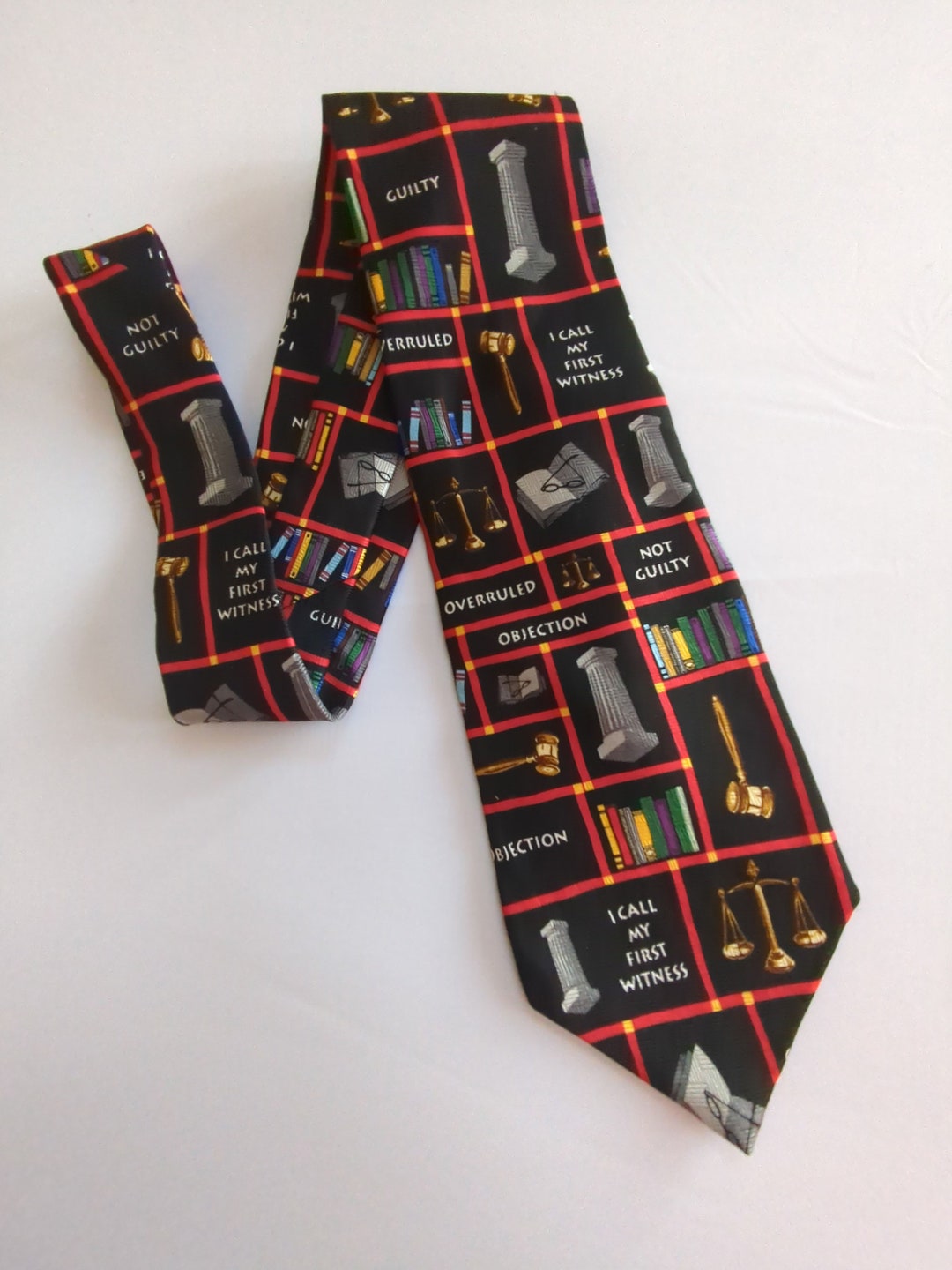 Truly a Lawyers Necktie Scales of Justice Guilty or Not Guilty No ...