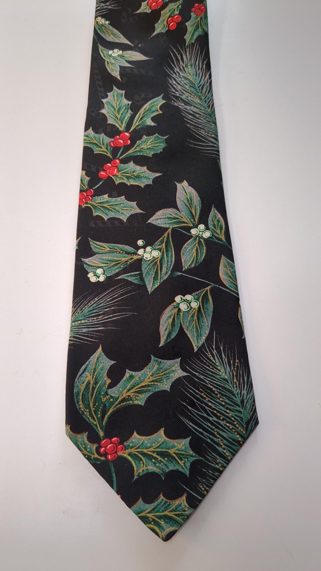 Mistletoe Yule Tie Greetings MMG Men's Ties Neckties - Etsy