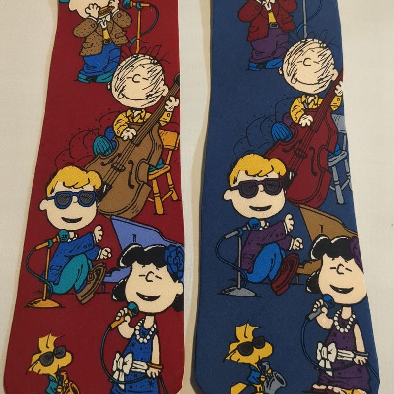 Vintage Blue Stripped Tie - Etsy